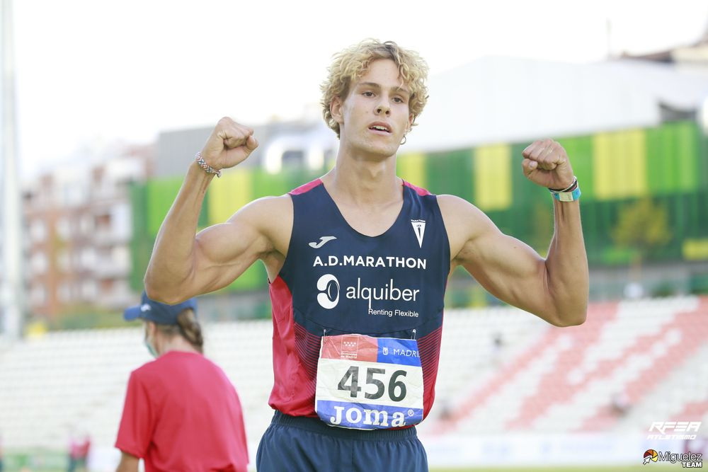 Bruno Comín, campeón de España Absoluto y récord regional sub 23 de ...